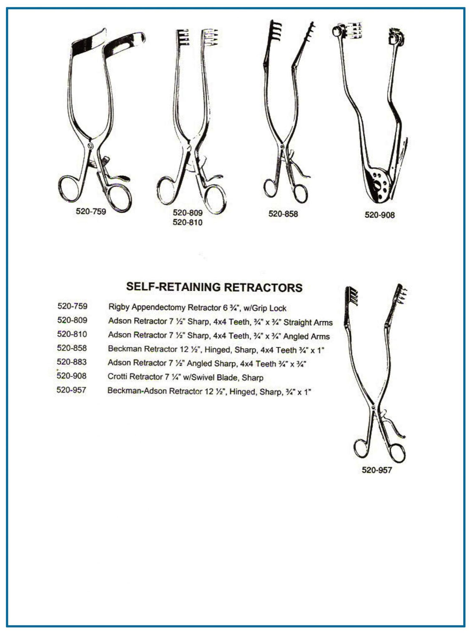 Adson Beckman Retractor | Hamsan Surgical | Manufacturer & Supplier