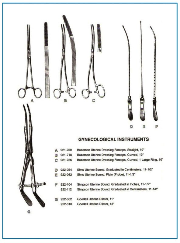 Bozeman Uterine Dressing Forceps | Uterine Dilators | Hamsan Surgical ...