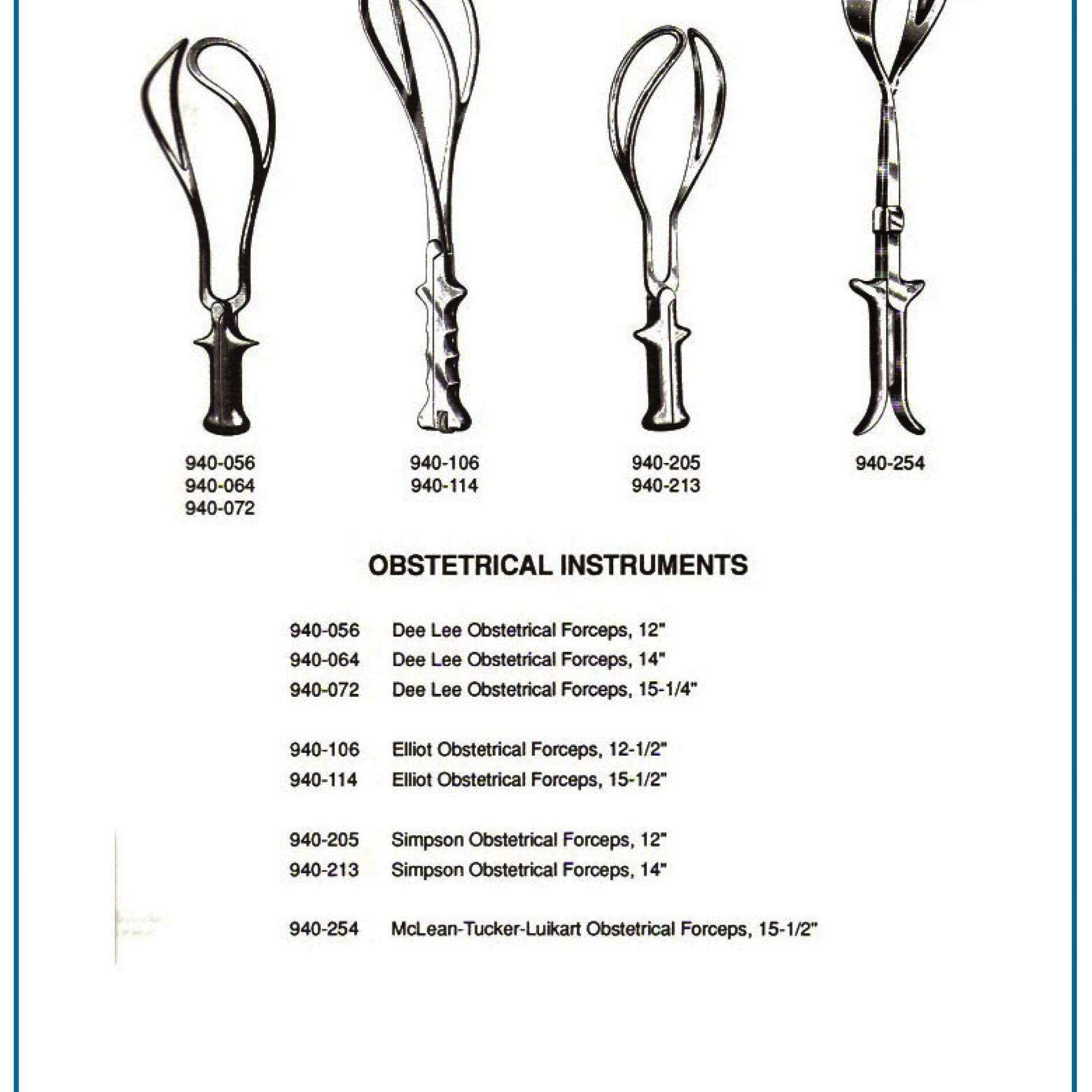 Types Of Forceps Delivery