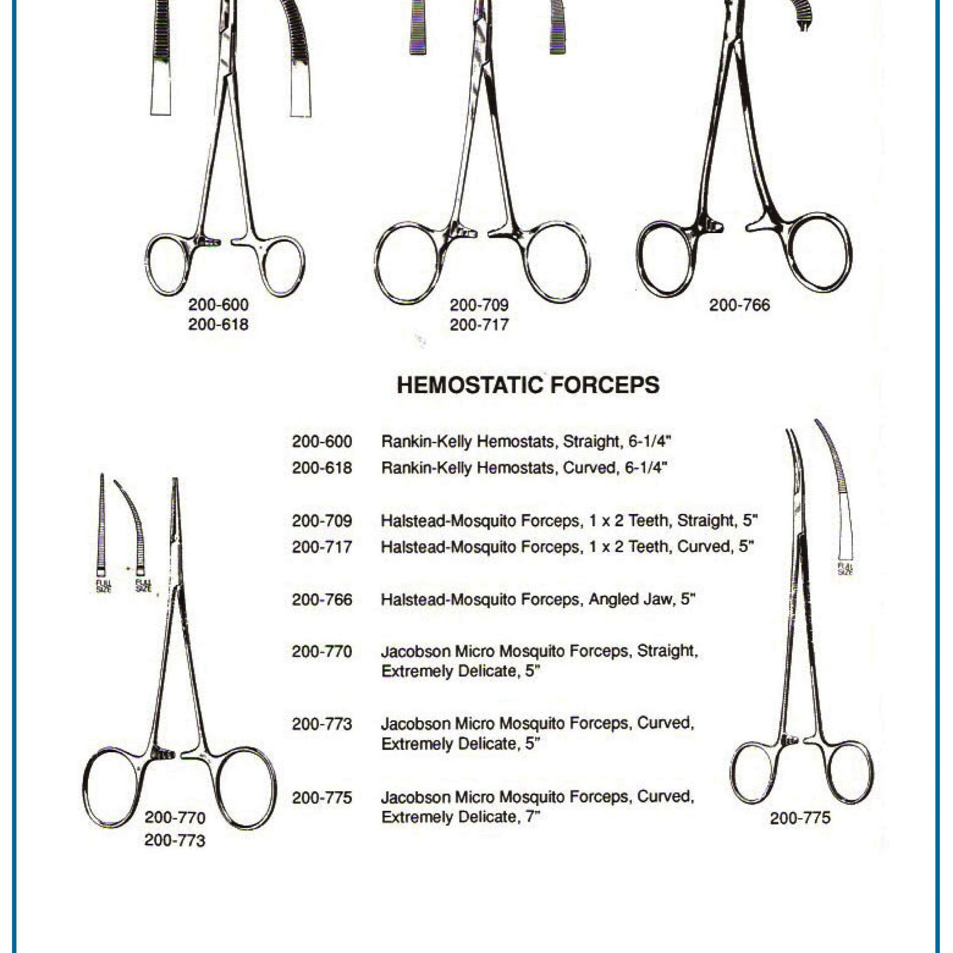 Kelly Vs Crile Forceps